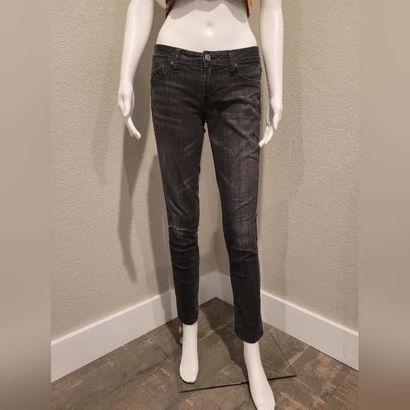Genetic Denim | Jeans | Genetic Denim Washed Black Tapered Low Rise ...